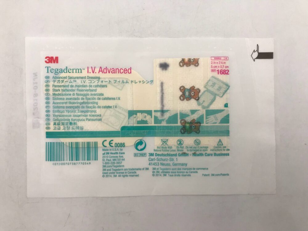 3M 1682 Tegaderm I.V. Advanced Securement Dressing 2in x 2 1/4in (X ...