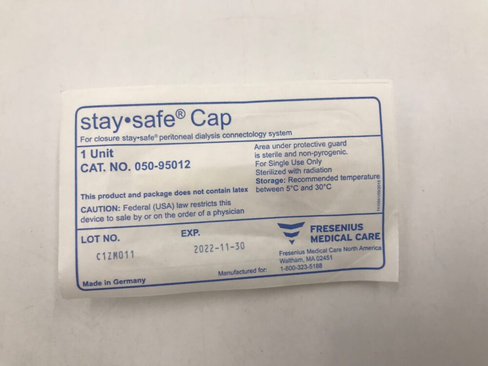 FRESENIUS MEDICAL 050-95012 Stay Safe Cap (X) – GB TECH USA