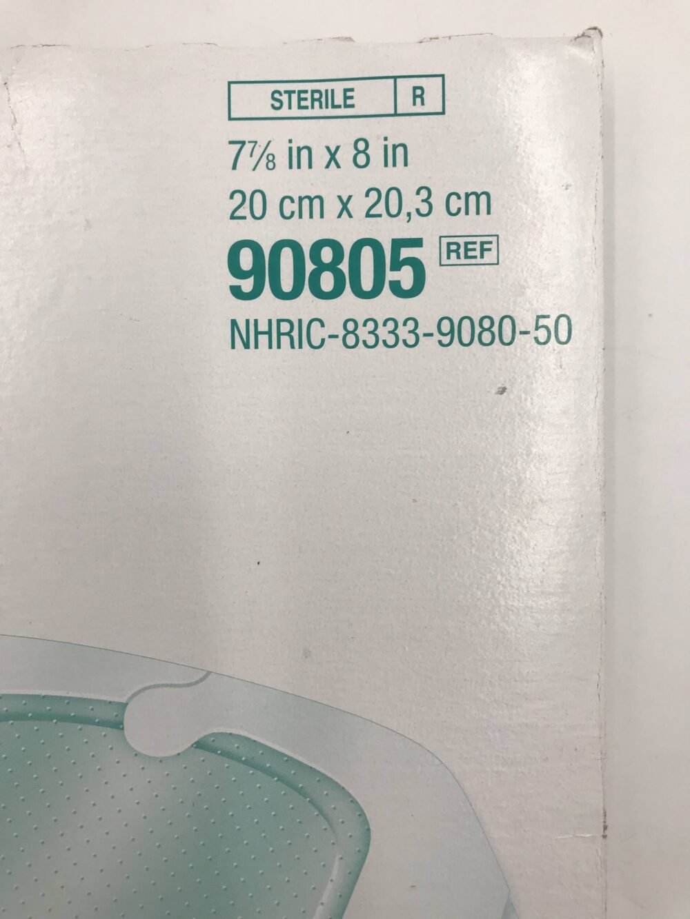 3M 90805 Tegaderm Absorbent Clear Acrylic Dressing 7-1/8in x 8in (5 ...