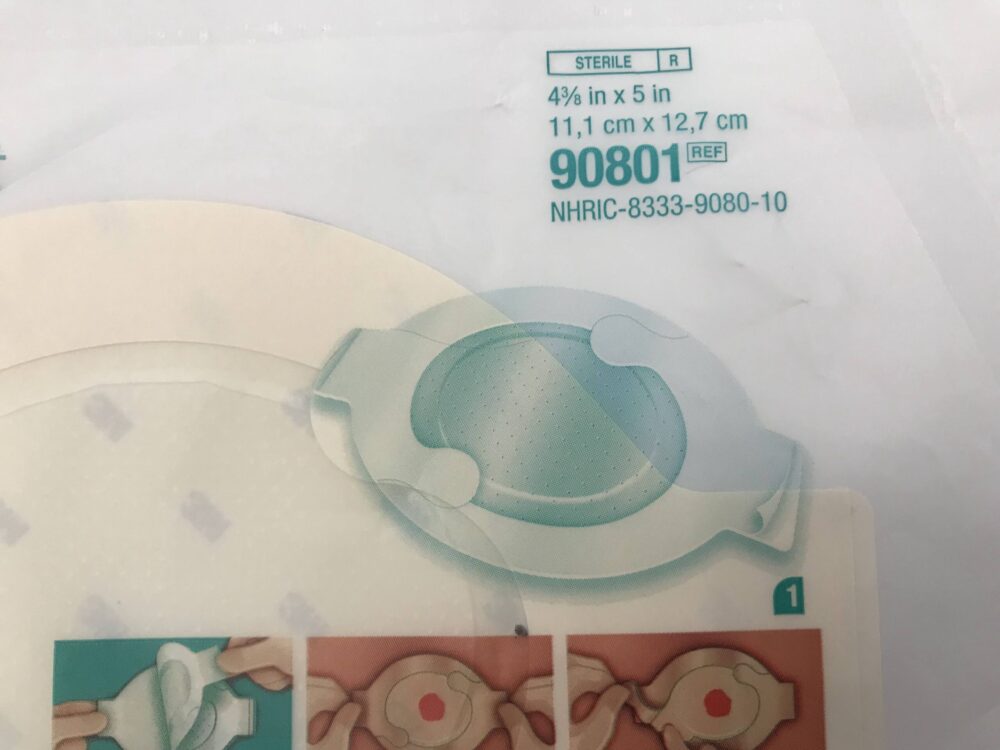 3M 90801 Tegaderm Absorbent Clear Acrylic Dressing 4 3/8in x 5in (X ...