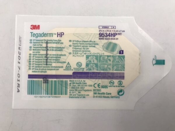 3M 9534HP Tegaderm HP Transparent Film Dressing Frame Style 2-3/8″X 2-3/4″ (X) - GB TECH USA