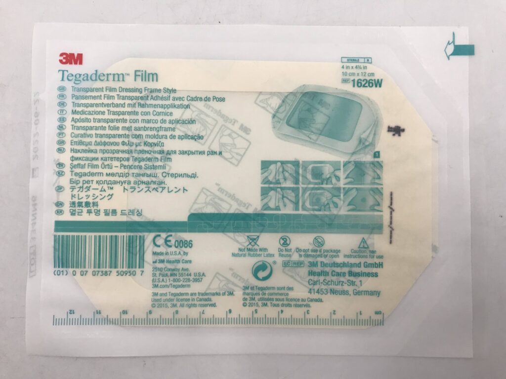 3M 1626W Tegaderm Transparent Film Dressing Frame Style, 10cm x 12cm (X ...
