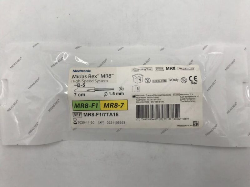 Medtronic MR8-F1/7TA15 Midas Rex MR8 High Speed System -B -5 7cm Ø1.5mm ...