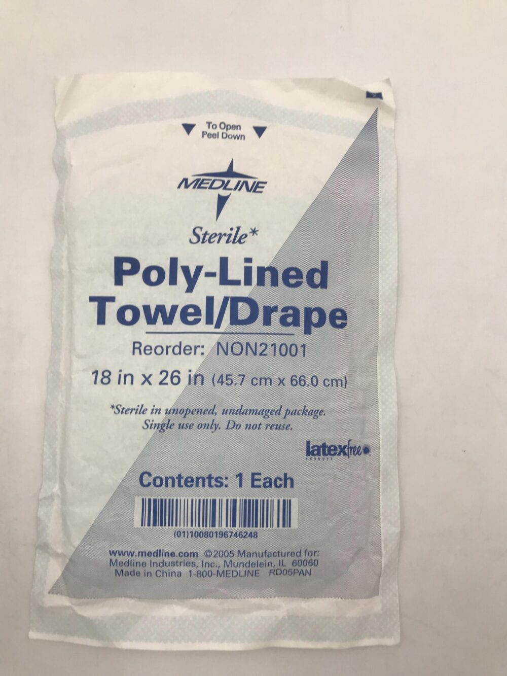 MEDLINE NON21001 Poly-Lined Towel/Drape 18in x 26in - GB TECH USA