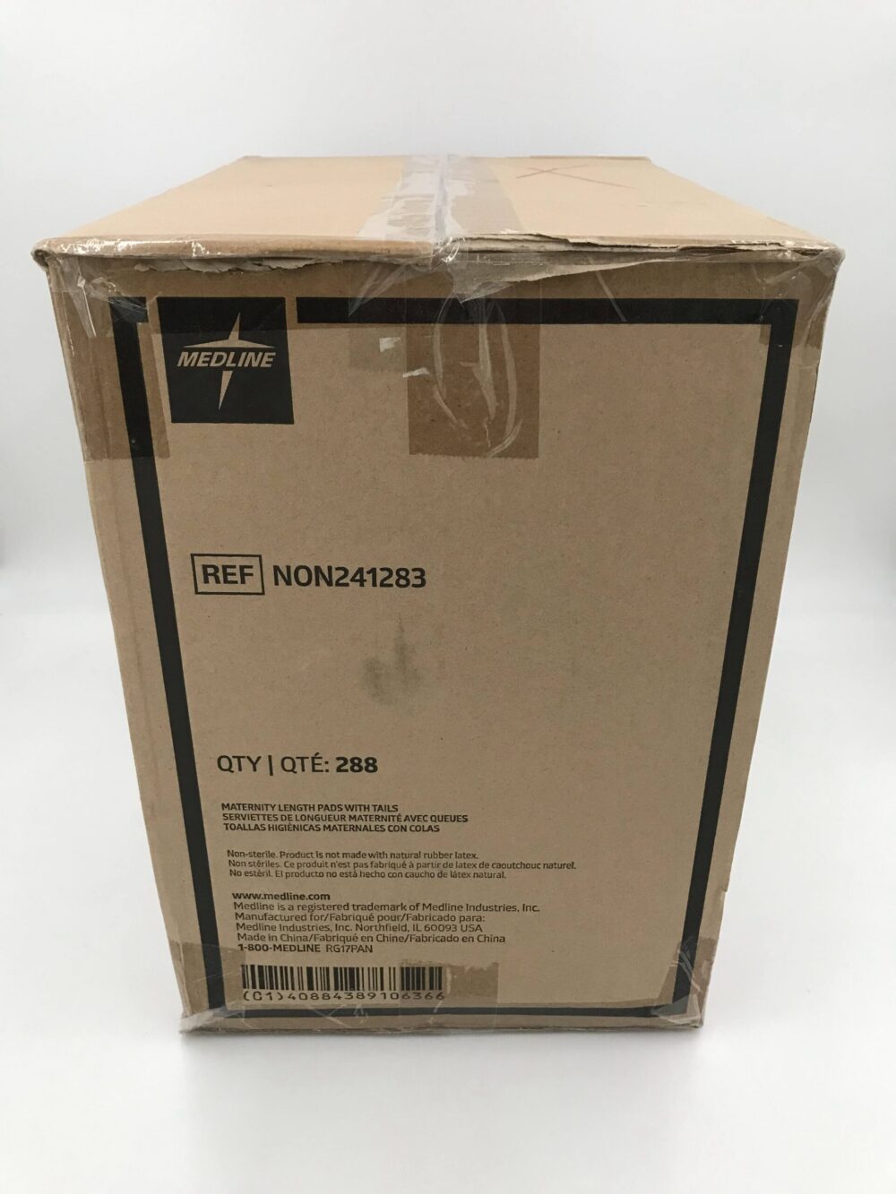 Medline NON241283 Maternity Length Pads with Tails (288/Box) - GB TECH USA