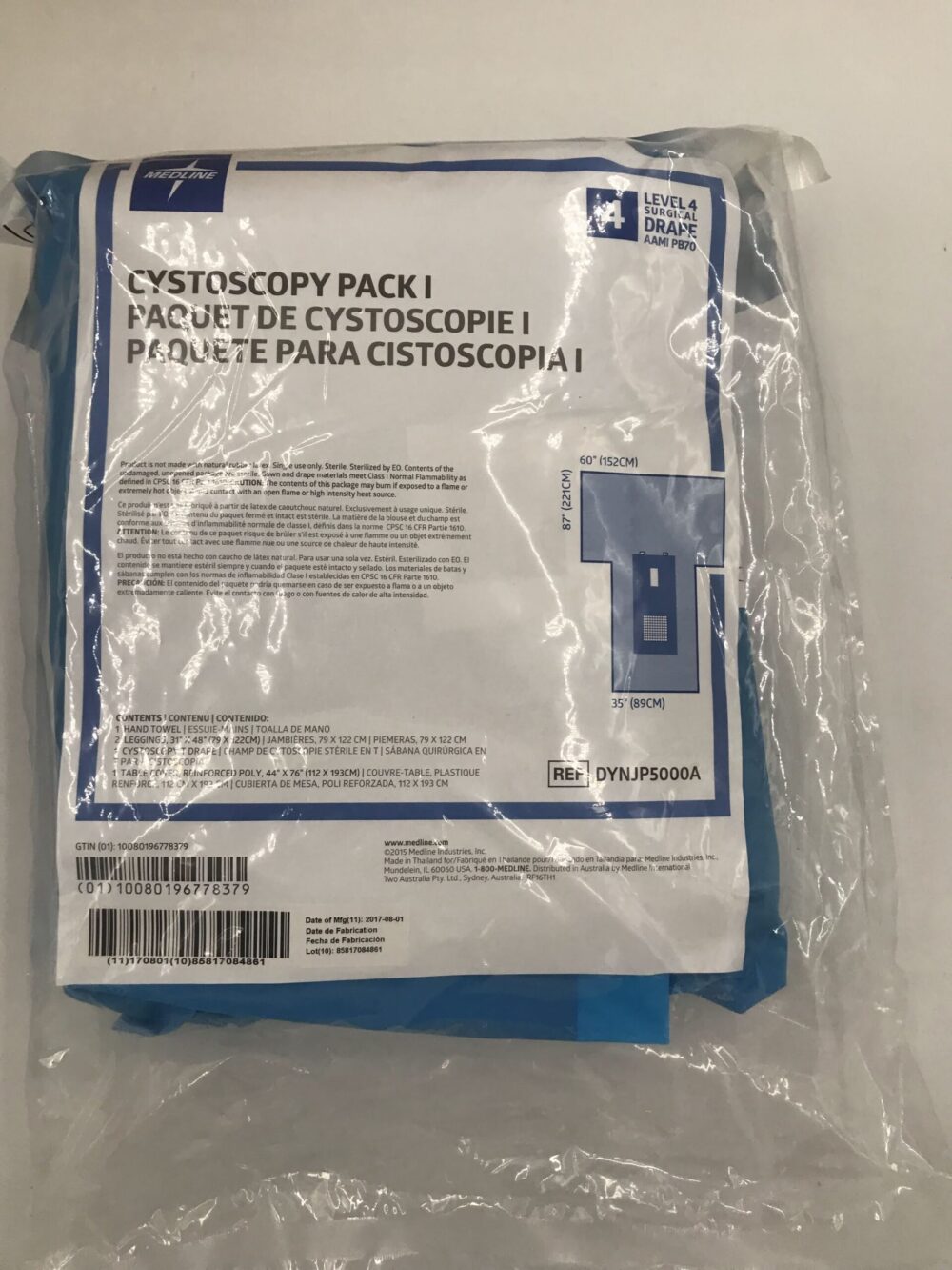 Medline DYNJP5000A Cystoscopy Pack I (14/Box) - GB TECH USA