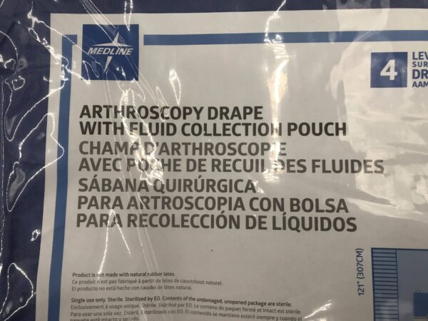 Medline DYNJP8101 Arthroscopy Drape with Fluid Collection Pouch (12/Box ...