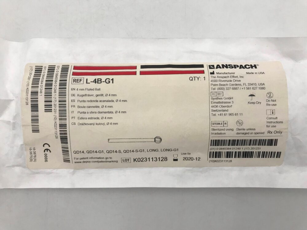 ANSPACH L-4B-G1 Fluted Ball Long 4mm – GB TECH USA