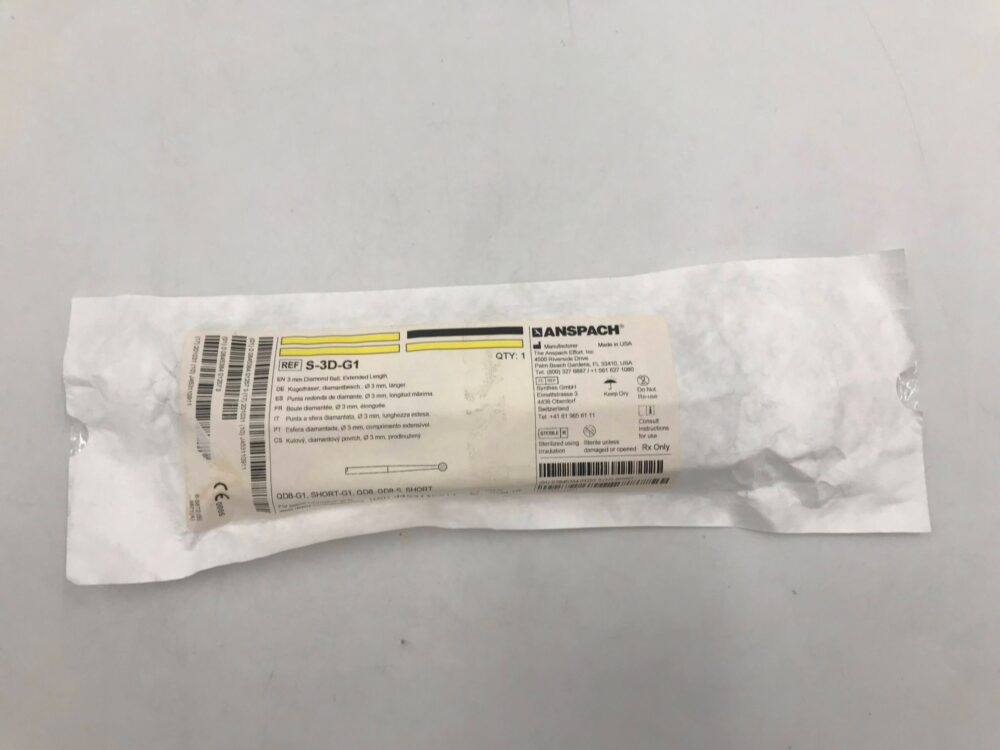 ANSPACH S-3D-G1 Diamond Ball Extended Length 3mm (X) – GB TECH USA