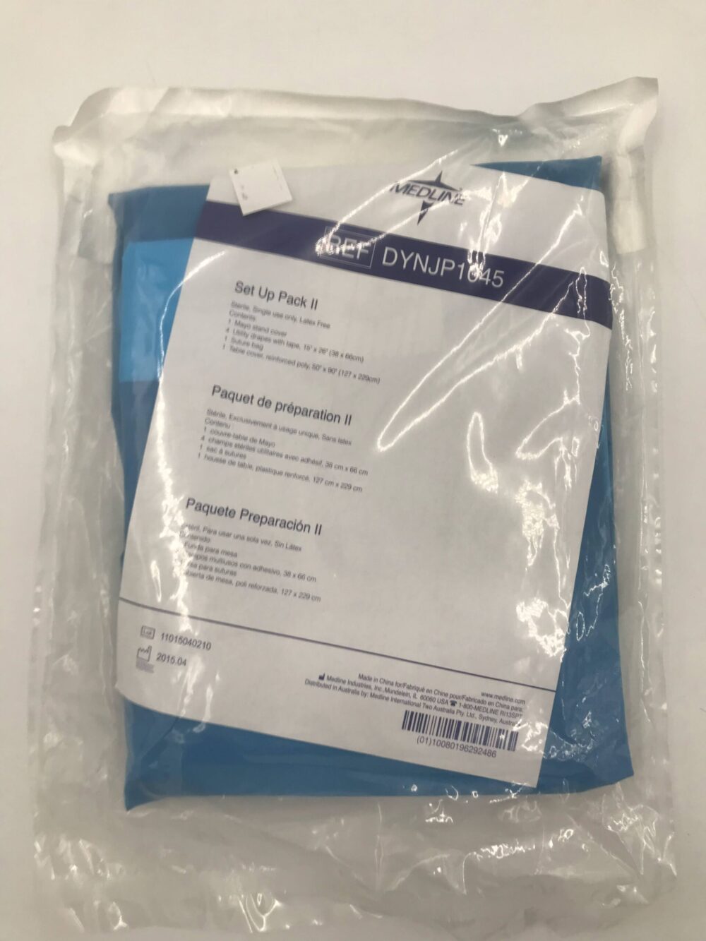 MEDLINE DYNJP1045 Set Up Pack II - GB TECH USA