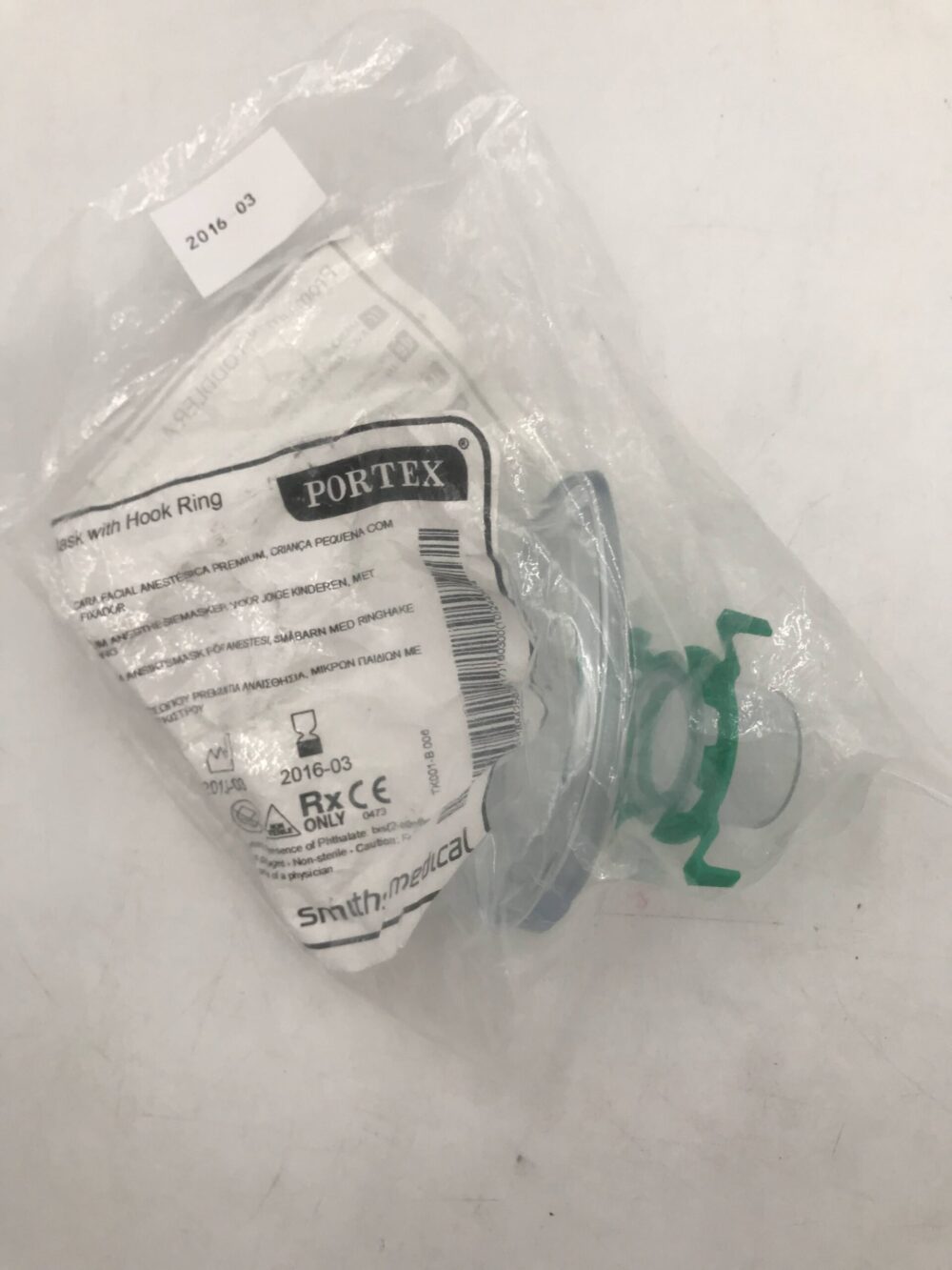 SMITHS MEDICAL 5070 Portex Premium Toddler Anesthesia Face Mask w/Hook ...