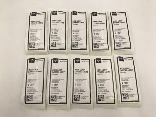 Medline DYNJVL02 Medi-Loop (Vessel-Loop) RED Maxi (10/Box) - GB TECH USA