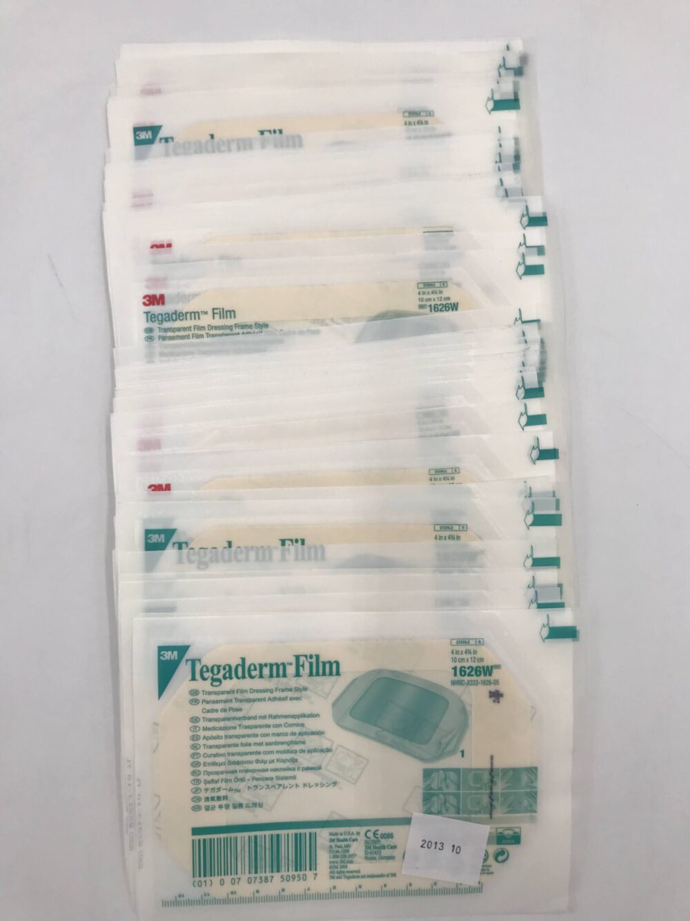3M 1626W Tegaderm Film Transparent Film Dressing Frame Style 4in x 4 3 ...