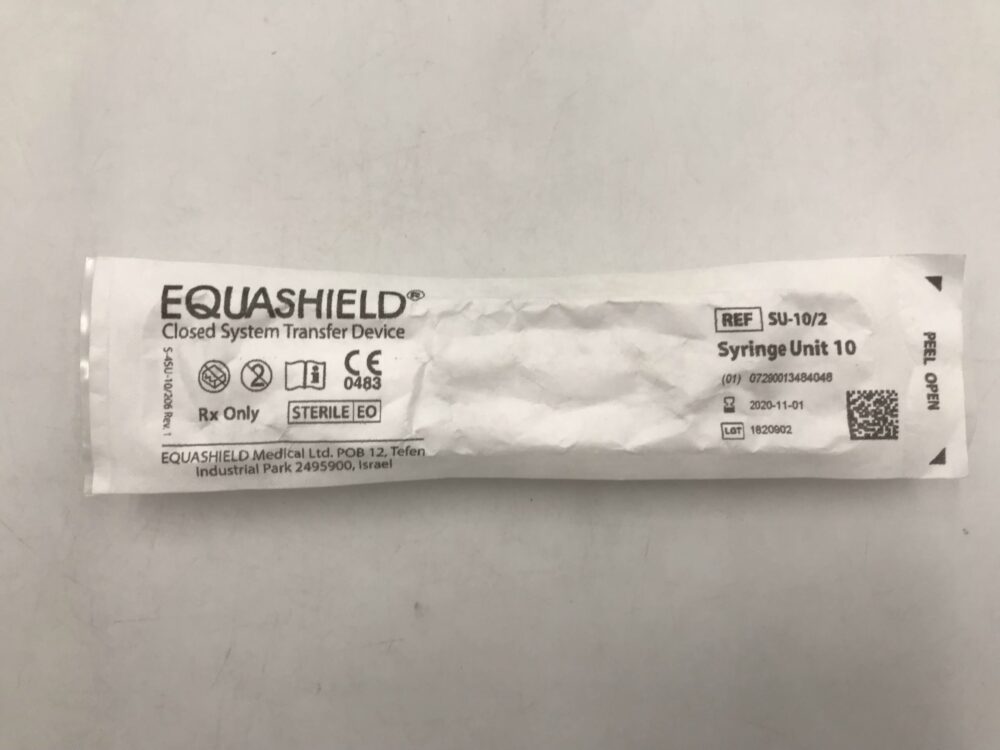 EQUASHIELD SU-10/2 Closed System Transfer Device Syringe Unit 10(X ...