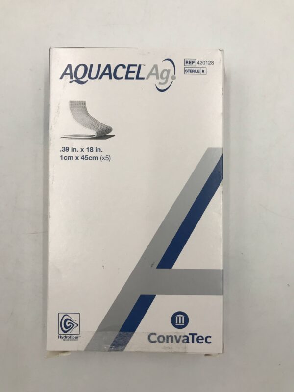 ConvaTec 420128 Aquacel Ag Silver Impregnated Antimicrobial Dressing w ...