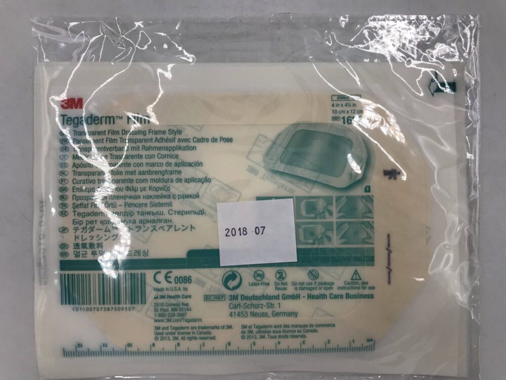 3M 1626W Tegaderm Film Transparent Film Dressing Frame Style (10 ...