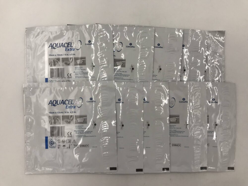 ConvaTec 420677 Aquacel Ag Extra Hydrofiber Dressing w/Silver ...