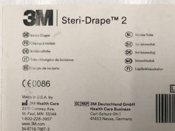 3M 2045 Steri-Drape 2 Incise Drape 19 5/8in x 17 5/8in (10/Box) – GB TECH USA