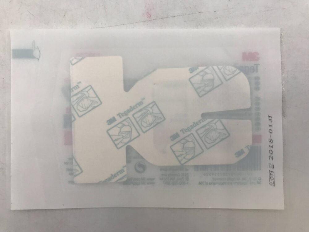 3M 1610 Tegaderm I.V. Transparent Film Dressing With Border 2in x 2-1 ...