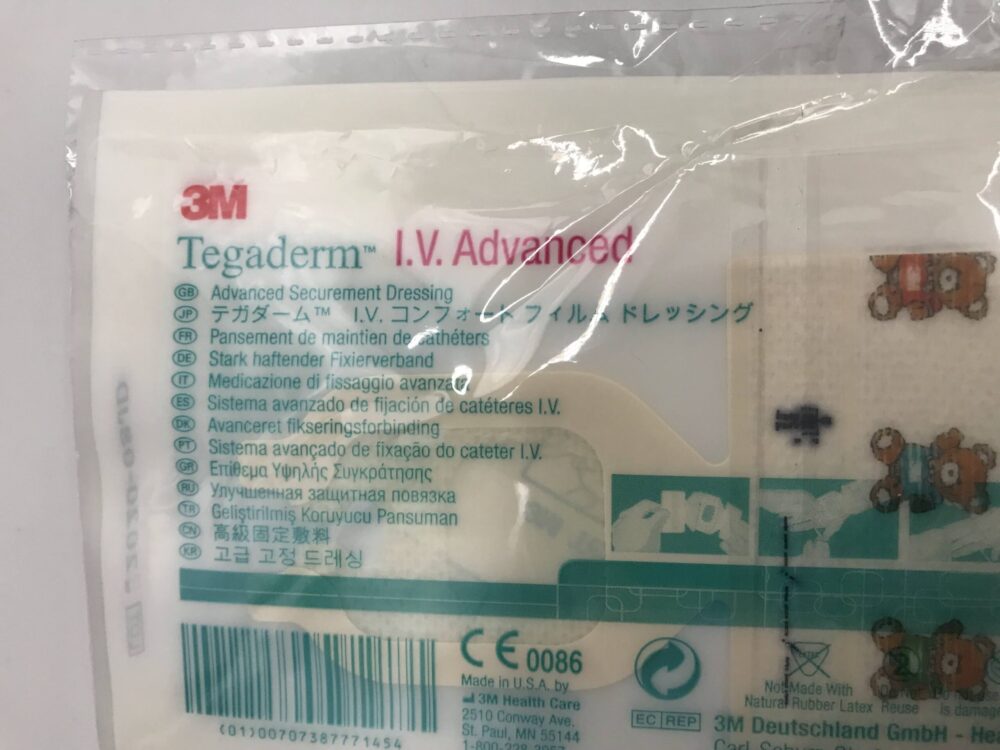 3M 1680 Tegaderm I.V. Advanced Securement Dressing 1-1/2in x 1-3/4in ...