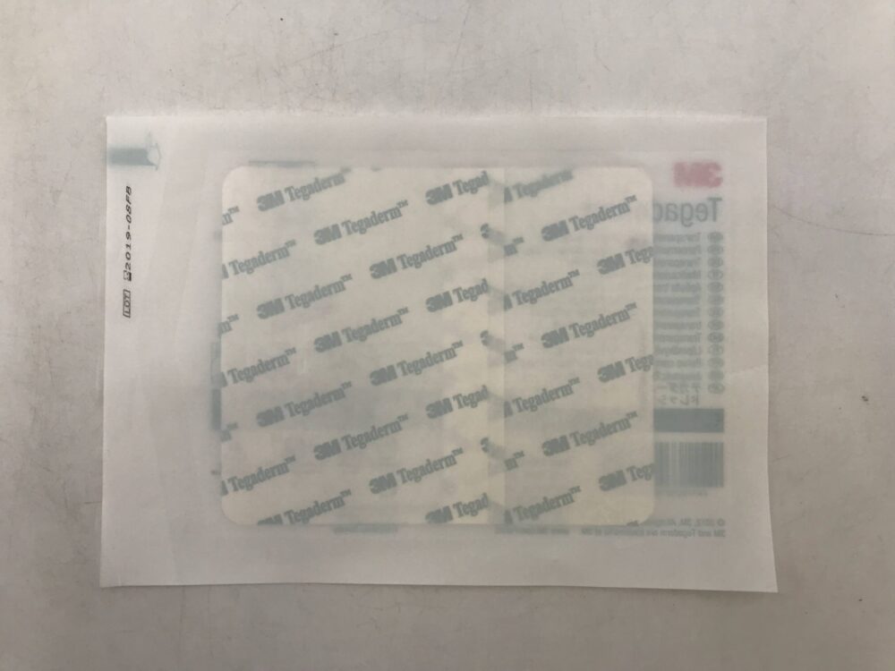 3M 1621 Tegaderm Transparent Film Dressing First Aid Style 4in x 4-3 ...
