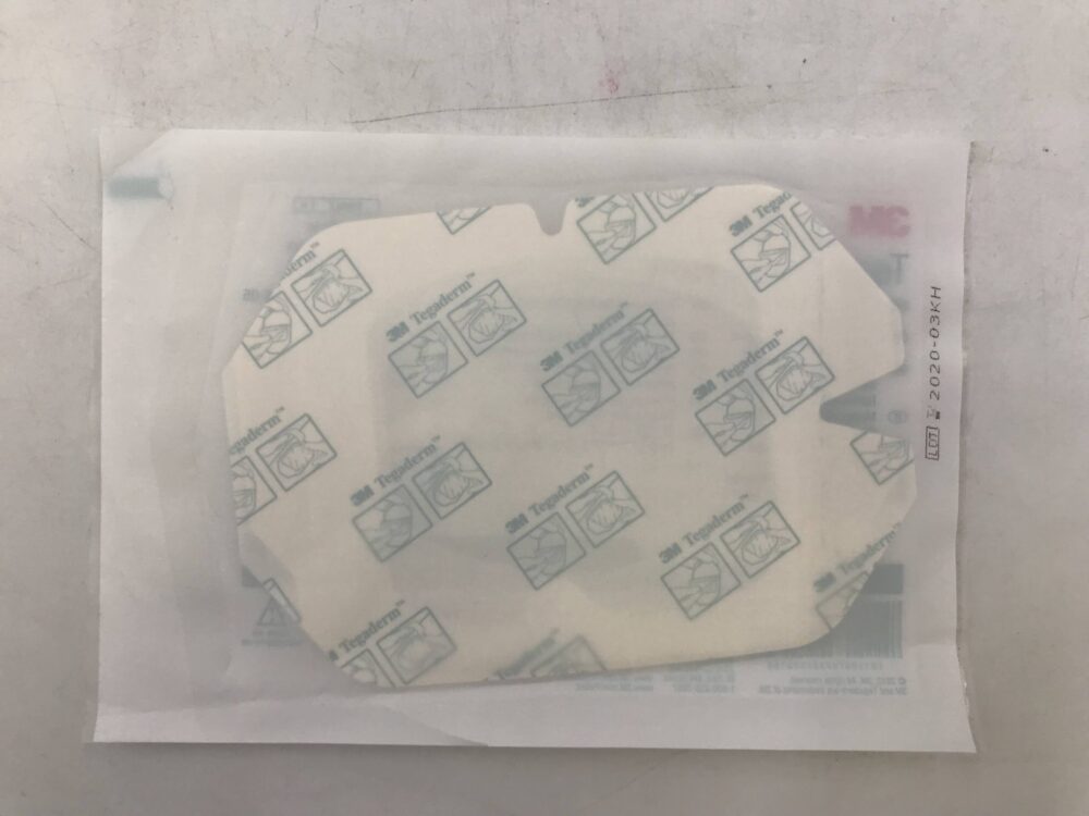 3M 1616 Tegaderm Film Transparent Film Dressing with Border 4in x 4-3 ...