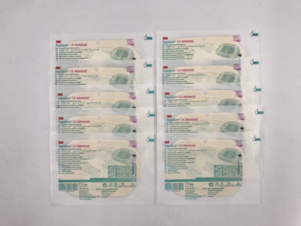 3M 1688 Tegaderm I.V. Advanced Securement Dressing 4in x 4-3/4in (10/Package) (X) - GB TECH USA
