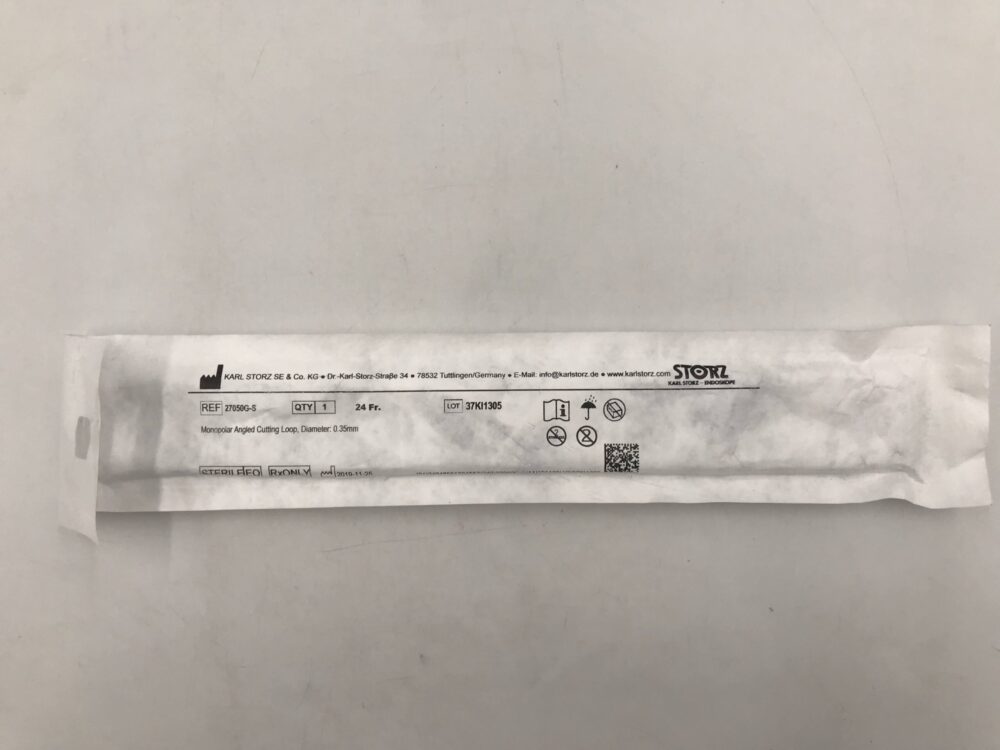 Storz 27050G-S Monopolar Angled Cutting Loop Diameter 0.35mm 24Fr. - GB ...