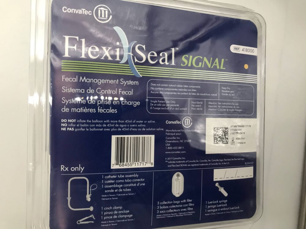 ConvaTec 418000 Flexicare Seal Signal Fecal Management System (X) - GB ...