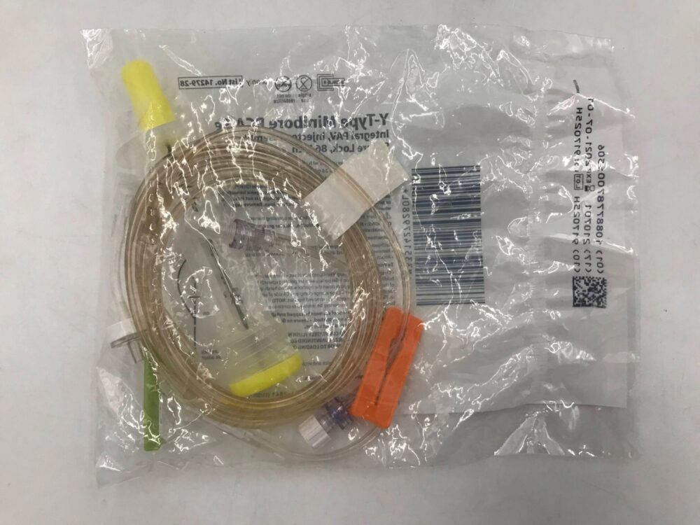 ICU MEDICAL 14279-28 Y-Type Minibore PCA Set Integral PAV Injector ...
