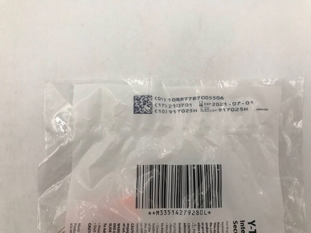 ICU MEDICAL 14279-28 Y-Type Minibore PCA Set Integral PAV Injector ...