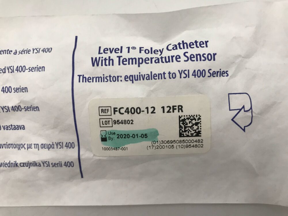 Smiths Medical FC400-12 Level 1 Foley Catheter With Temperature Sensor ...