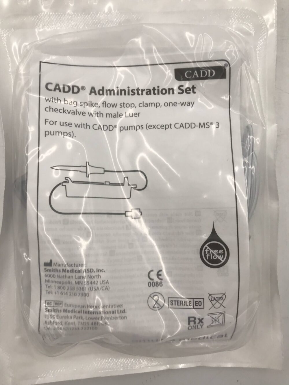 Smiths Medical 21-7322-24 CADD Administration Set 198cm 2.3mL - GB TECH USA