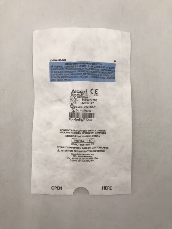ALCON 8065977763 Monarch III “D” Cartridge - GB TECH USA