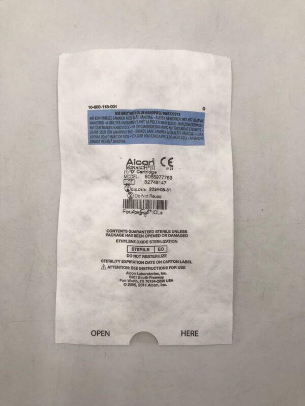 ALCON 8065977763 Monarch III "D" Cartridge - GB TECH USA