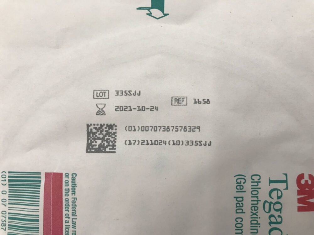 3M 1658 Tegaderm CHG Chlorhexidine Gluconate I.V. Securement Dressing 4in x 4-3/4in (X) - GB ...