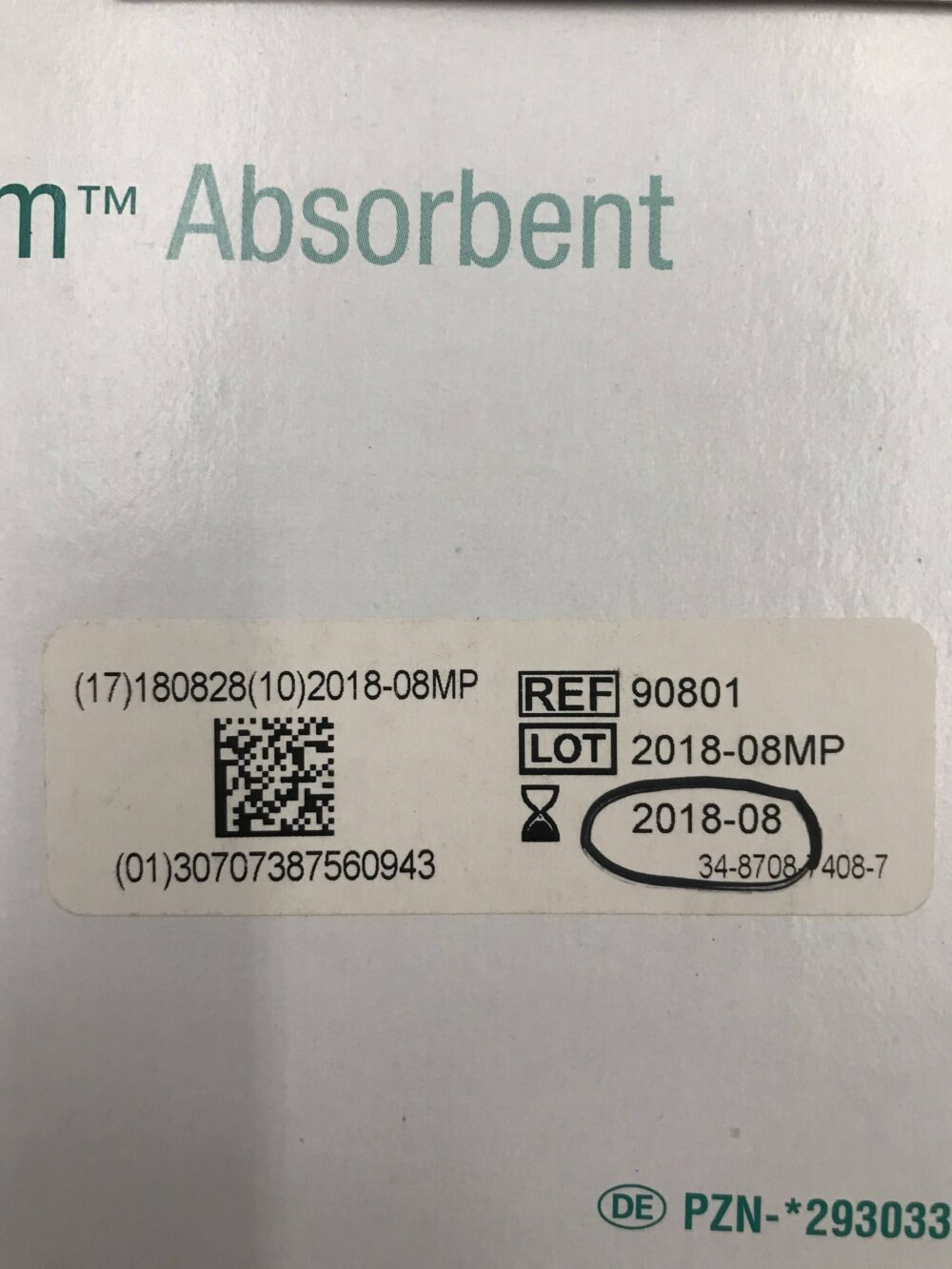 3M 90801 Tegaderm Absorbent Clear Acrylic Dressing 4-3/8in x 5in (5 ...