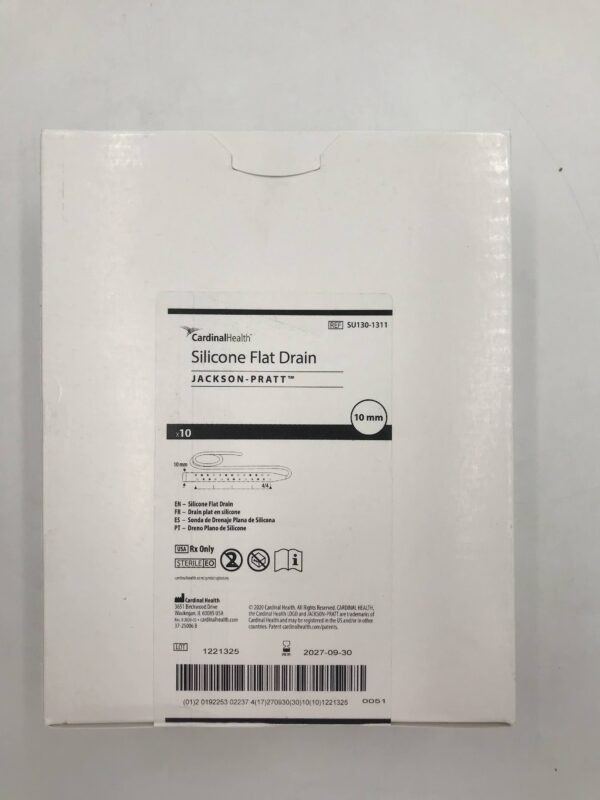 Cardinal Health SU130-1311 Silicone Flat Drain Jackson-Pratt 10mm (10/Box) – GB TECH USA