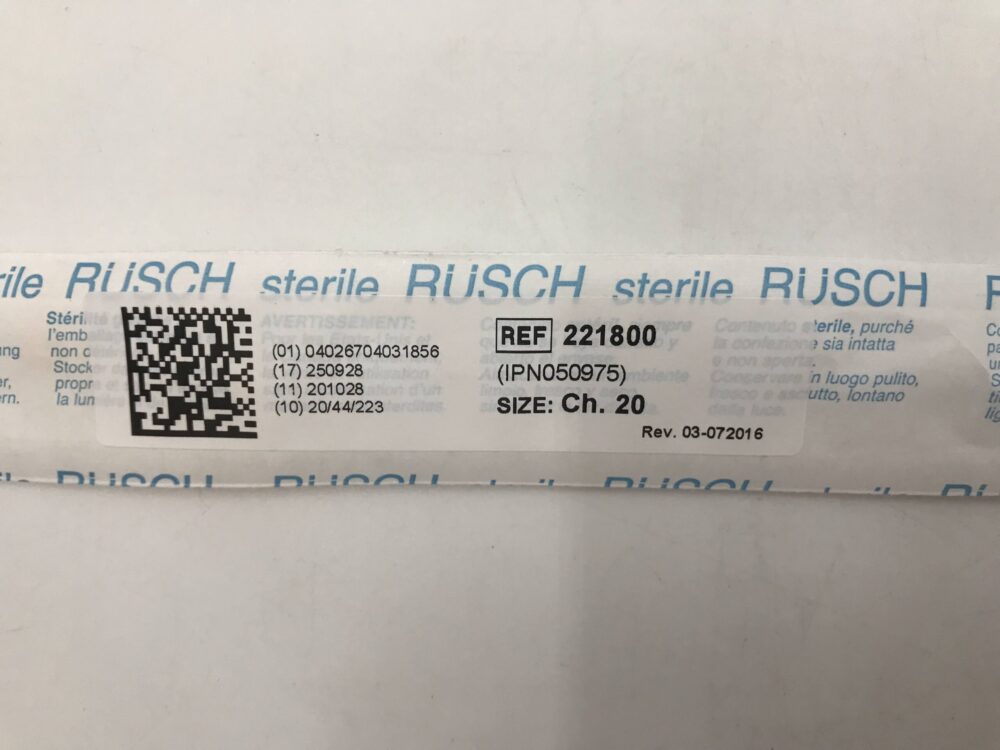 Teleflex 221800 Rusch PVC Catheter Tiemann 2 Eyes Ch.20 – GB TECH USA