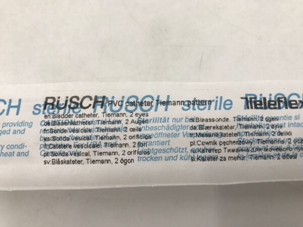 Teleflex 221800 Rusch PVC Catheter Tiemann 2 Eyes Ch.16 - GB TECH USA