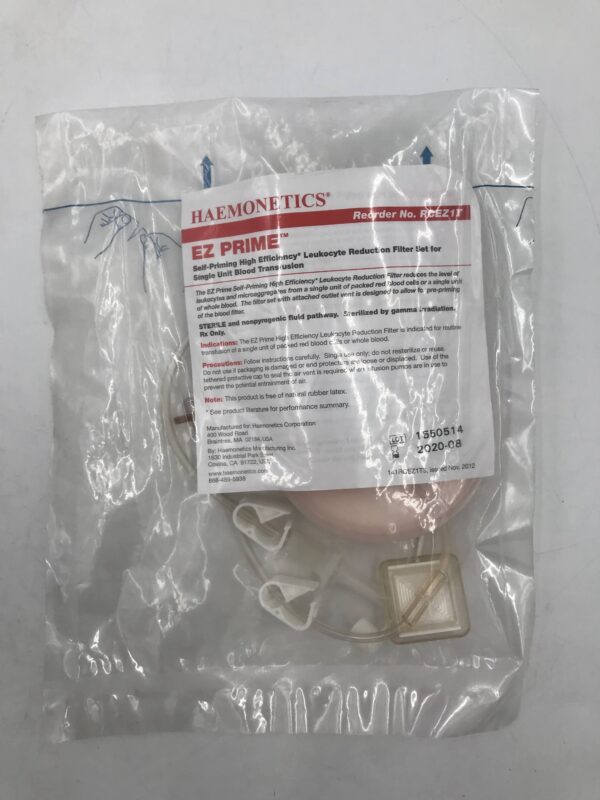 Haemonetics RCEZ1T EZ Prime Self-Priming High Efficiency* Leukocyte ...