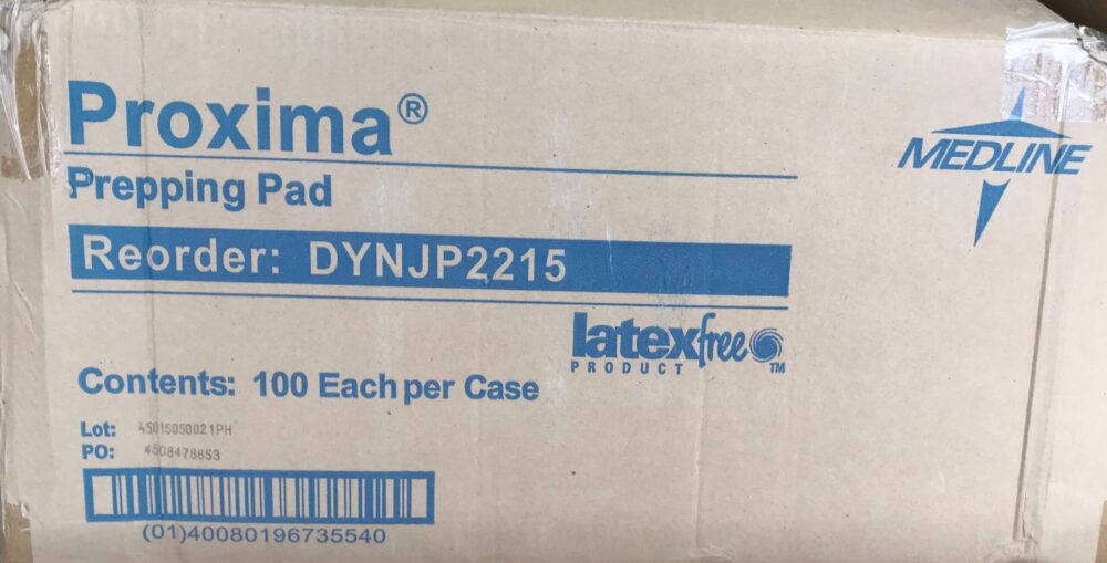 MEDLINE DYNJP2215 Proxima Prepping Pad (100/Case) - GB TECH USA