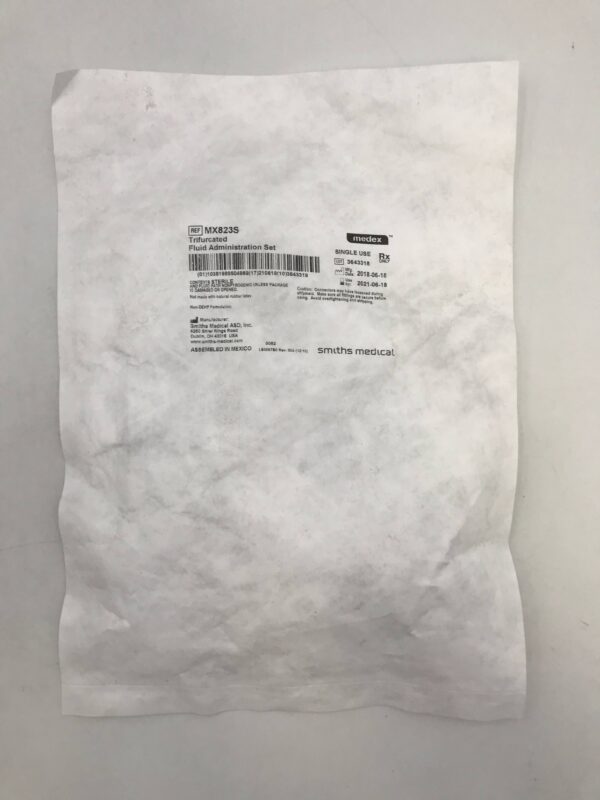 SMITHS MEDICAL MX823S Medex Trifurcated Fluid Administration Set (X ...