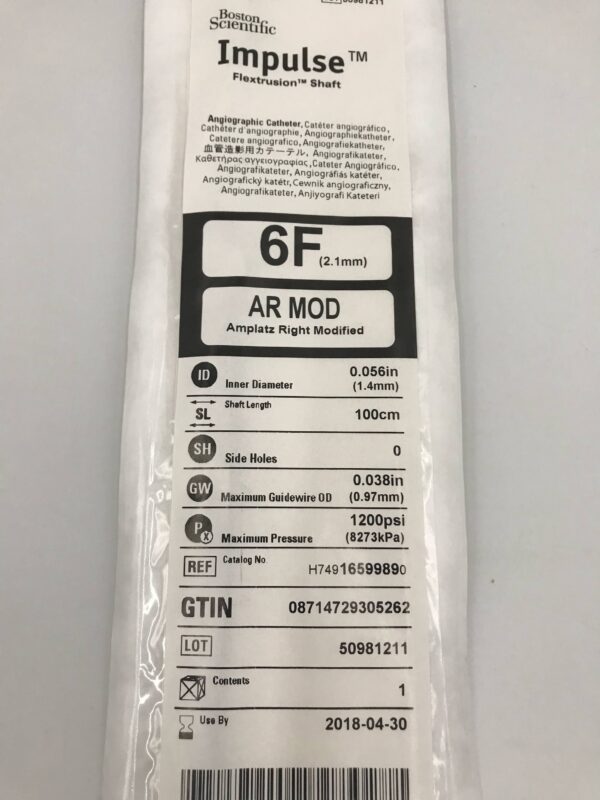 Boston Scientific 1659989 Impulse AR MOD Amplatz Right Modified ...