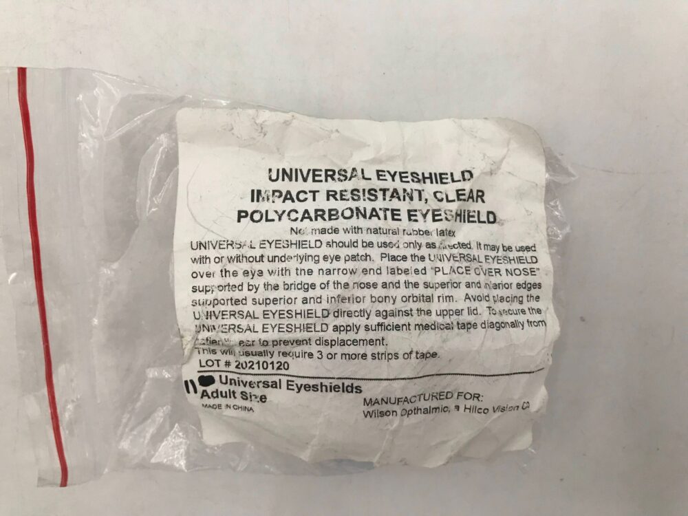 WILSON OPTHALMIC 1034423 Universal Impact Resistant, Clear ...