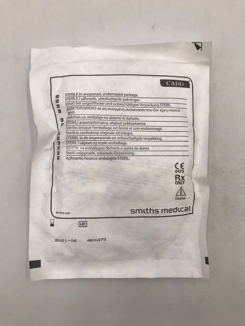 SMITHS MEDICAL 21-7336-24 CADD Administration Set 239cm/94in x 10ml (X ...