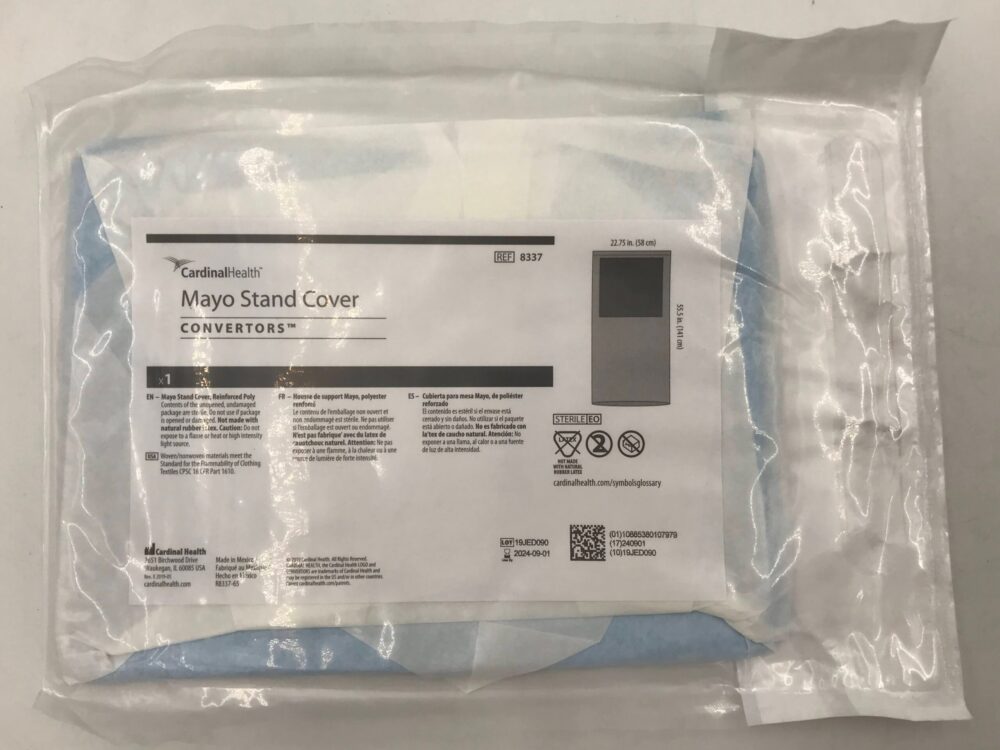 CARDINAL HEALTH 8337 Convertors Mayo Stand Cover 22.75in x 55.5in - GB ...