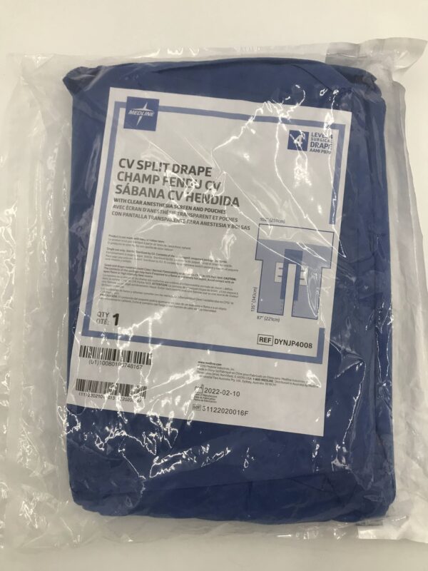 MEDLINE DYNJP4008 CV Split Surgical Drape Level 4, 135in x 102in x 87in ...