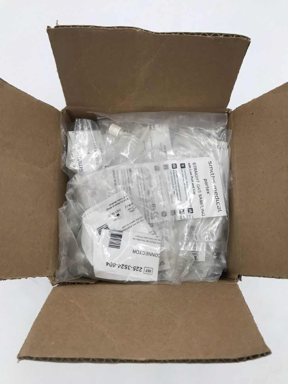 SMITHS MEDICAL 225-3524-804 Portex Straight Gas Sampling Connector (50 ...