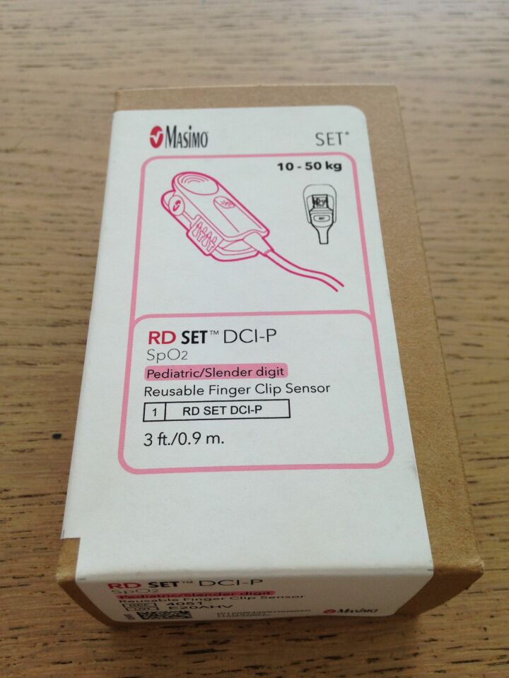 MASIMO 4051 RD Set DCI-P Pediatric/Slender Digit Reusable Finger Clip ...